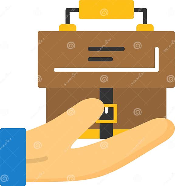 Handover Vector Icon Design Stock Illustration - Illustration of ...
