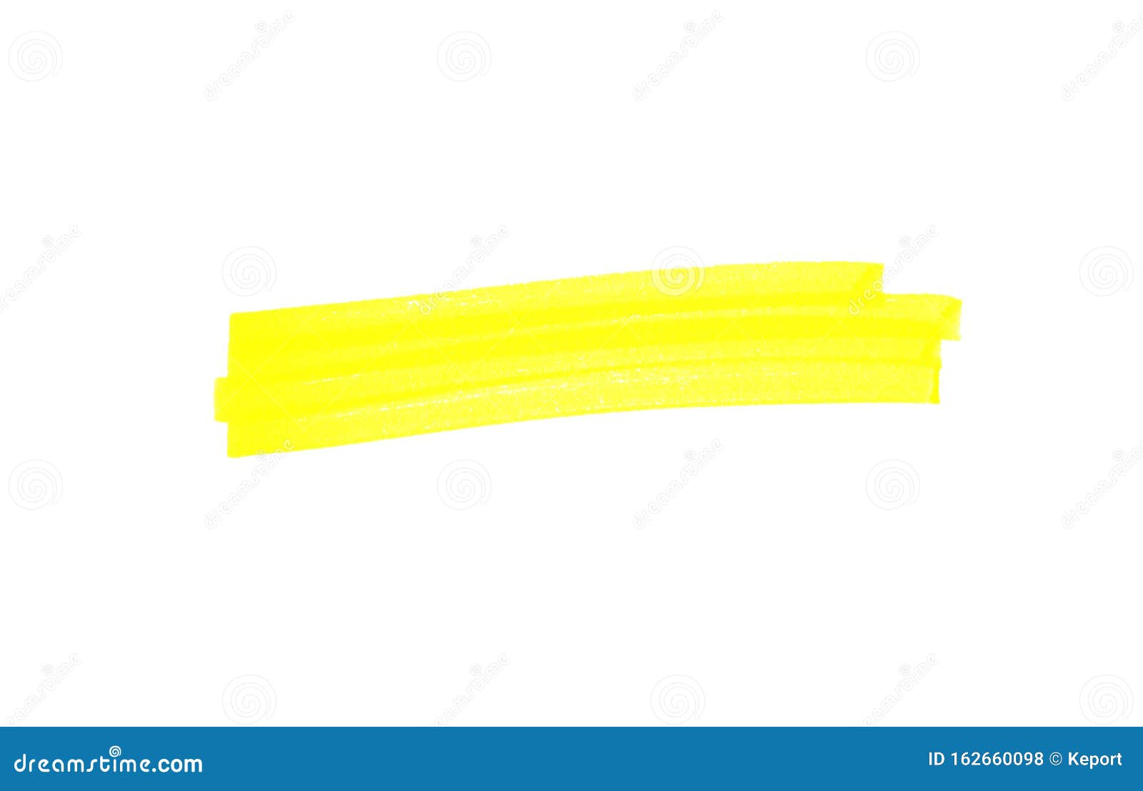 Handpainted Headline Texture with Yellow Color Stock Illustration ...