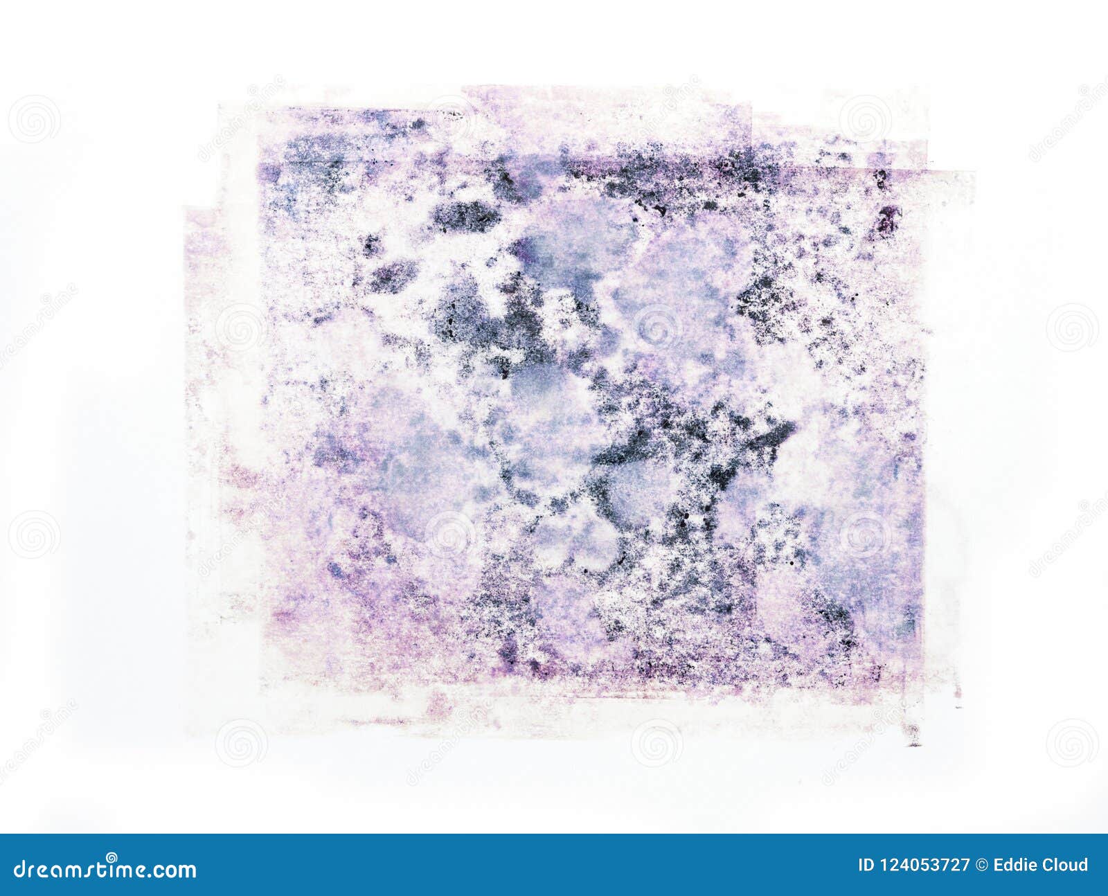 Handmade Stained Texture Patch Isolated on White Background Stock Image ...