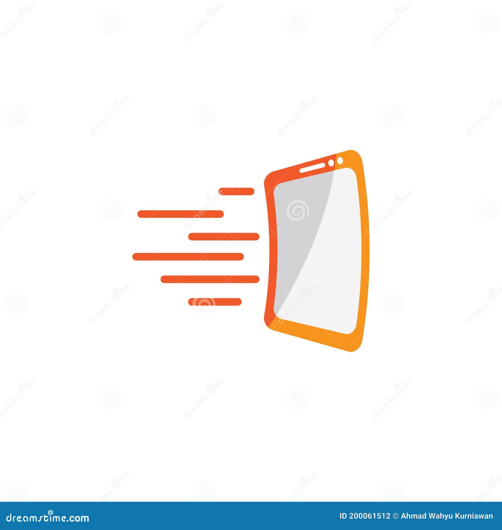 Handphone icon stock vector. Illustration of mobile - 200061512