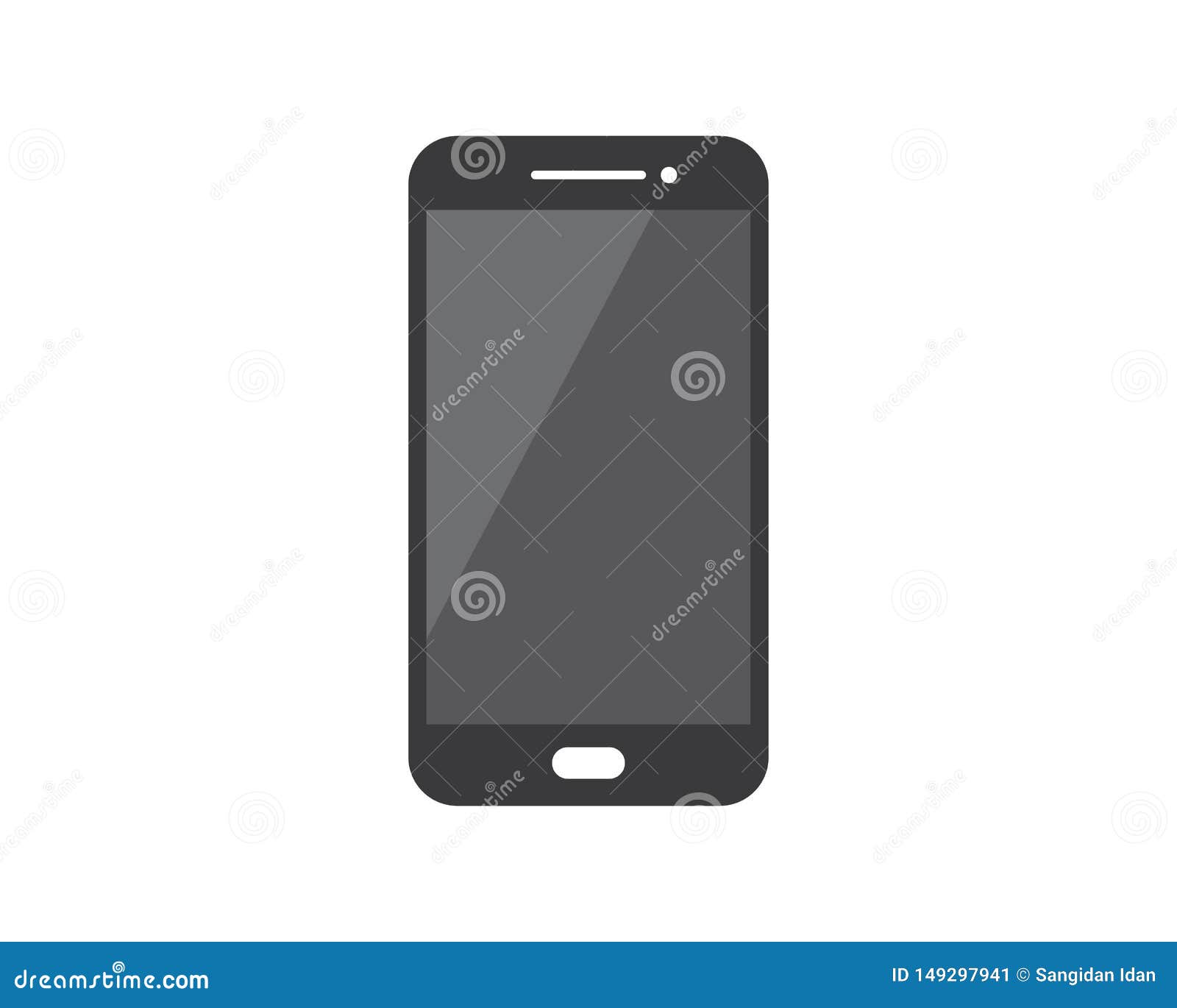 Handphone Logo Icon Vector Illustration Design Stock Vector ...