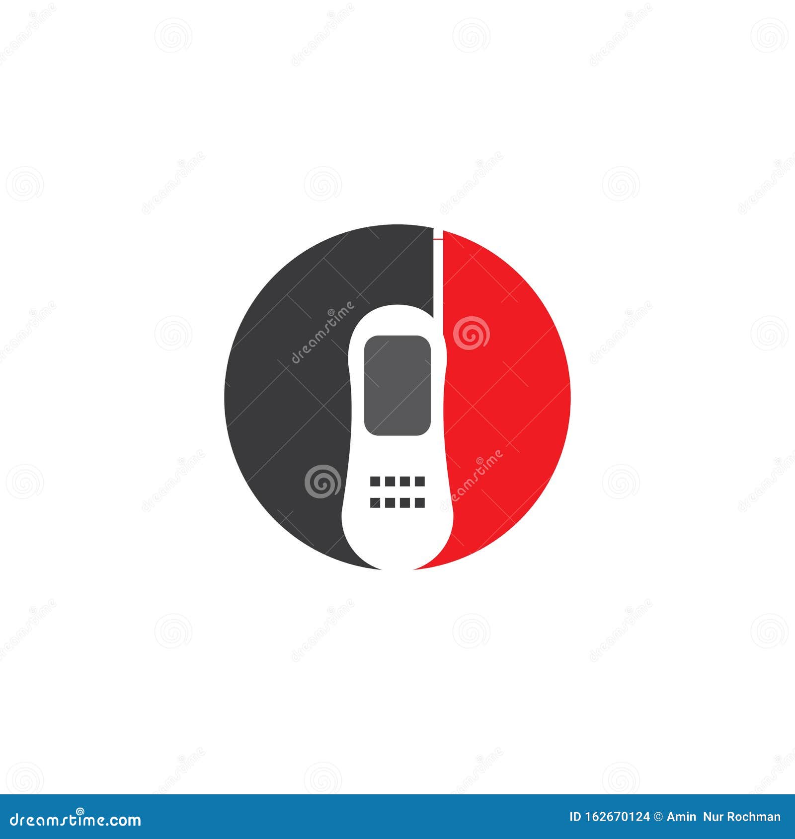 Handphone Logo Vector Template Illustration Design Stock Illustration ...