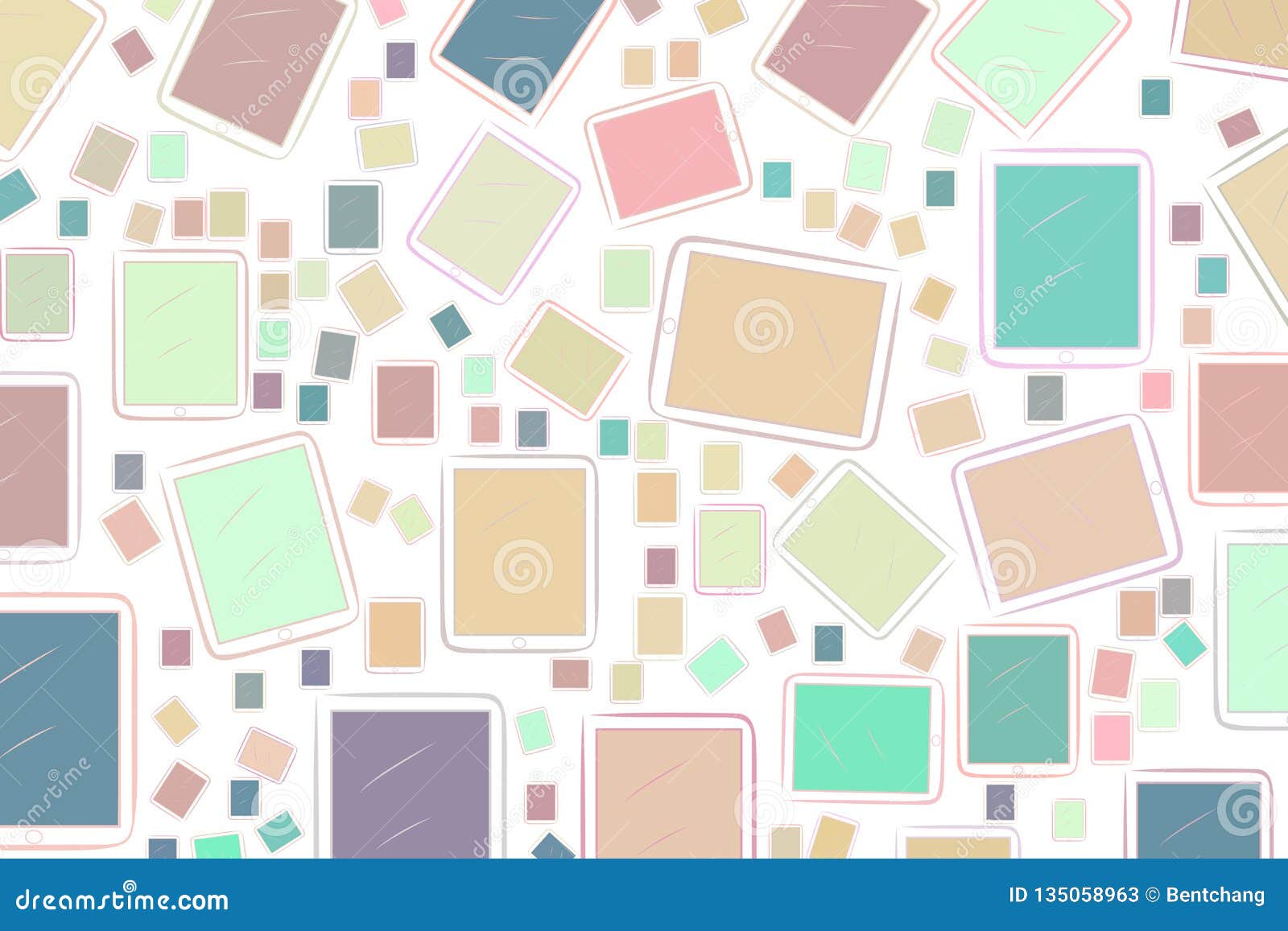 Handphone or Mobilephone Abstract, Hand Drawn Texture, Backdrop or ...