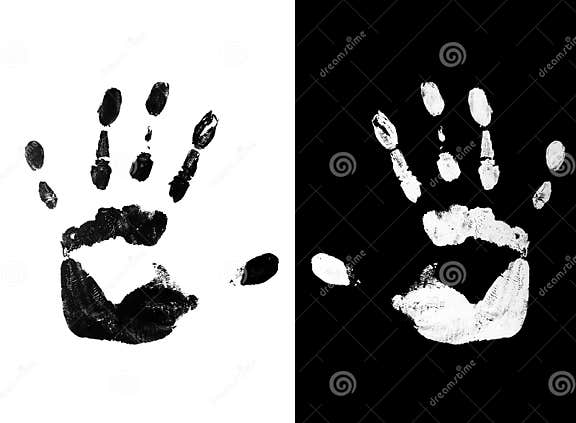 Handprint stock image. Image of privacy, crime, lines - 9063249