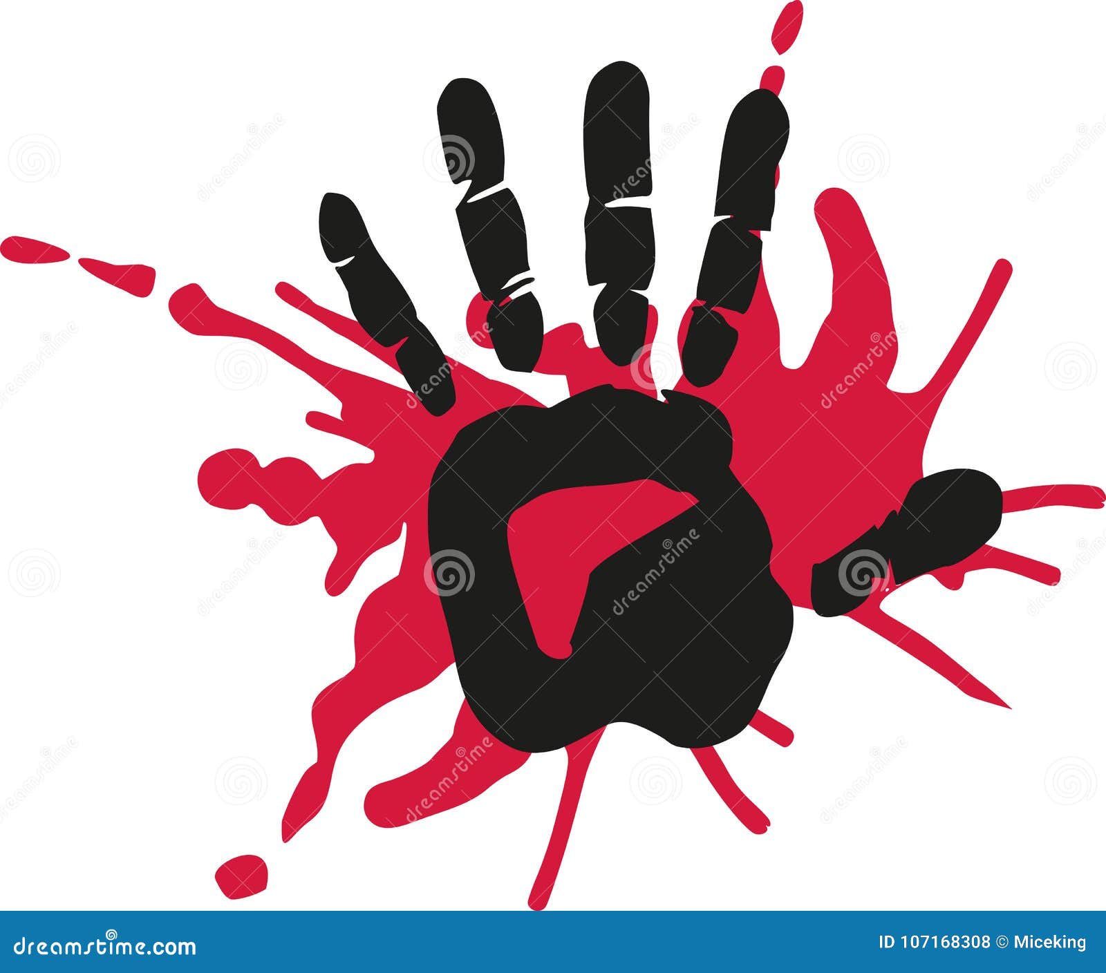 Murder Vector Icon In 6 Different Modern Styles. Black, Two Colored ...
