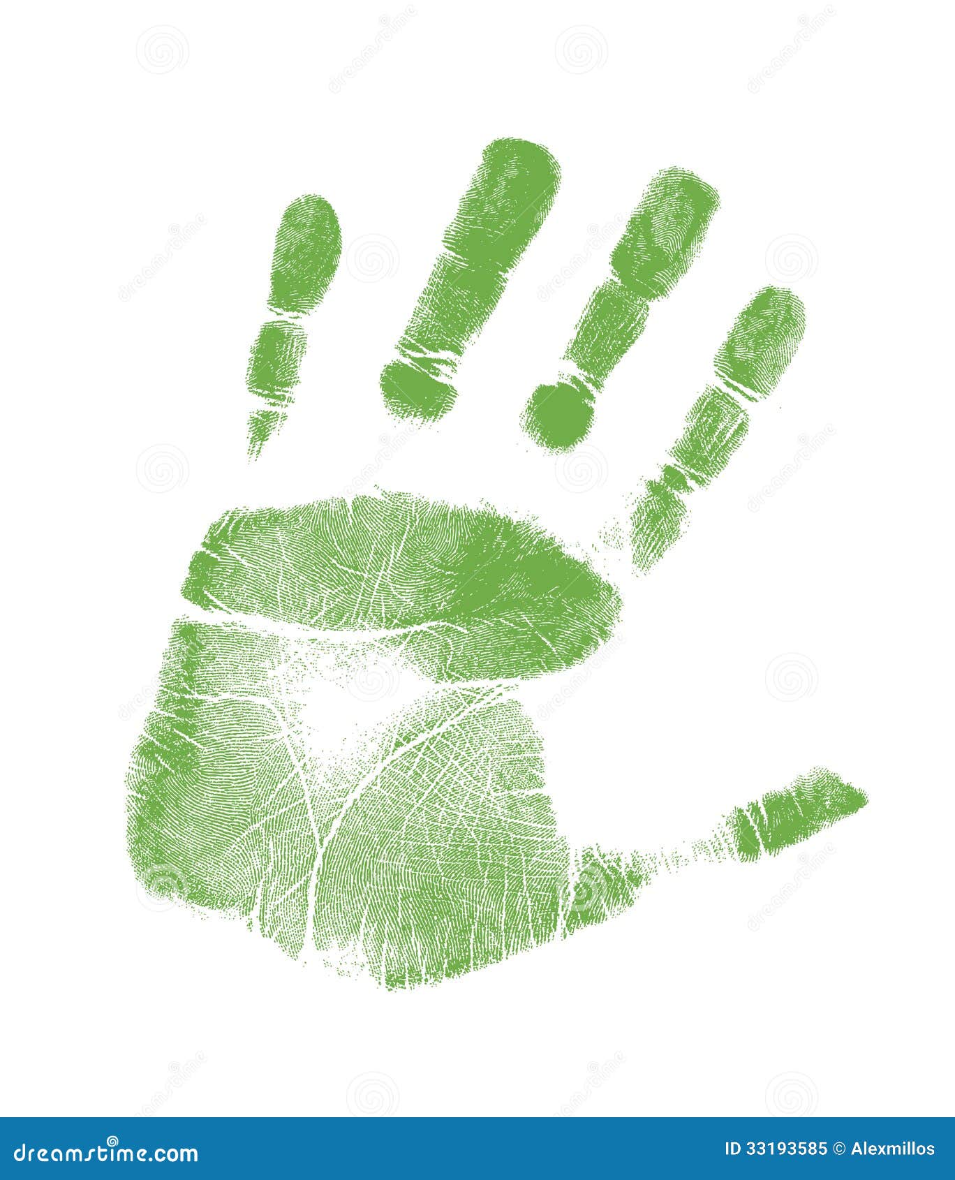 Handprint Illustration Design Royalty Free Stock Photo - Image: 33193585