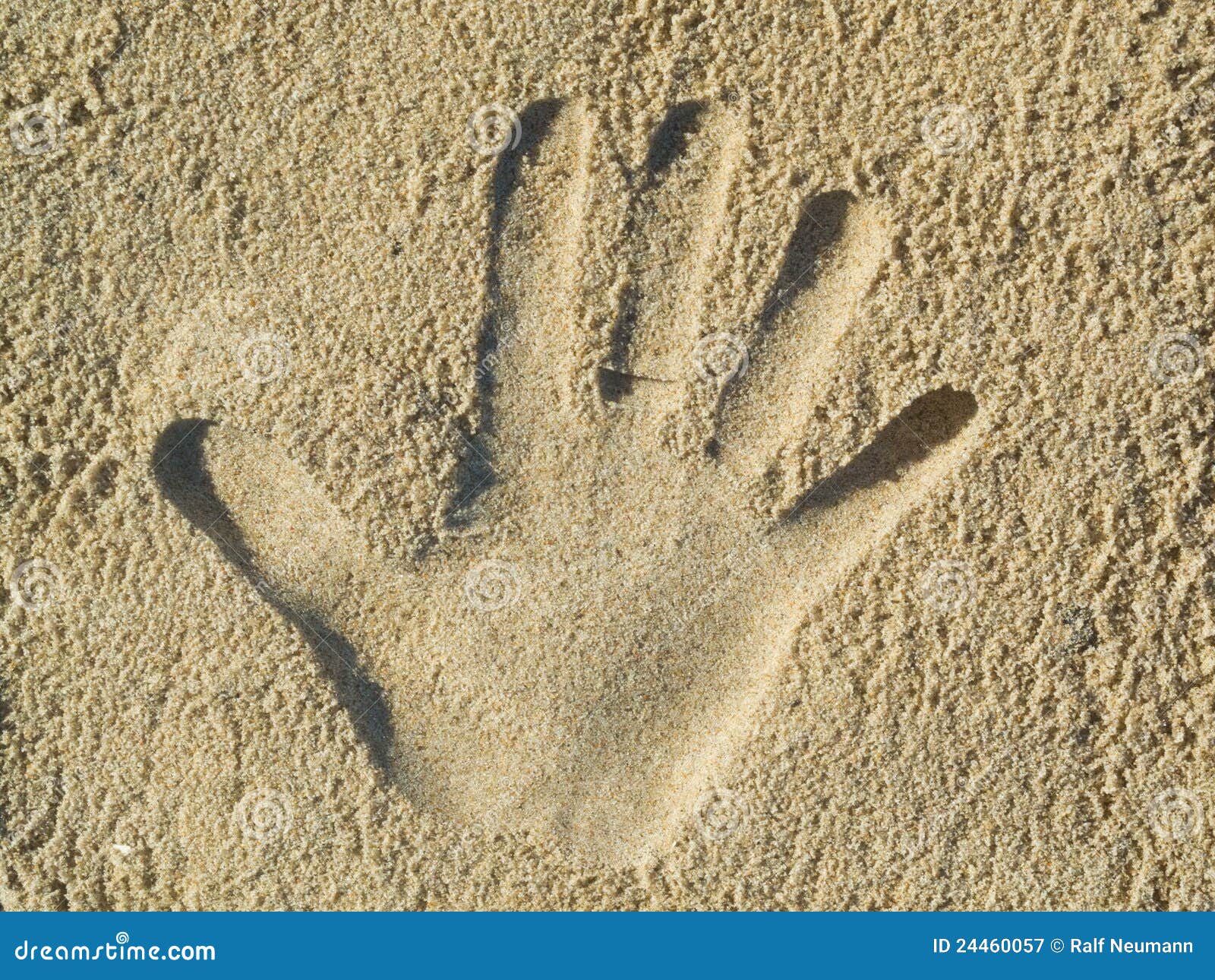 Handprint in the sand stock image. Image of summer, optical - 24460057