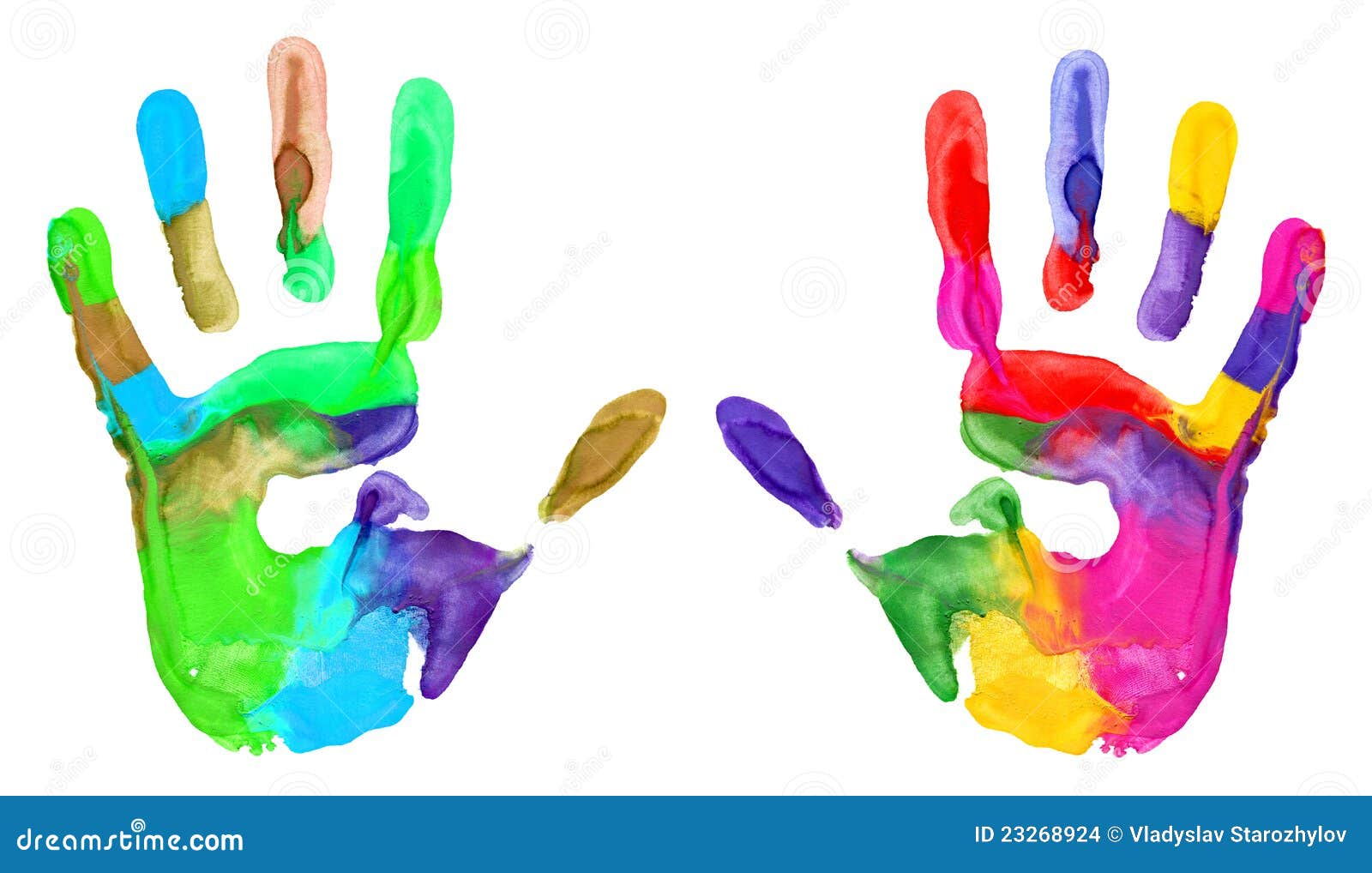 Handprints Stock Photo | CartoonDealer.com #23268924