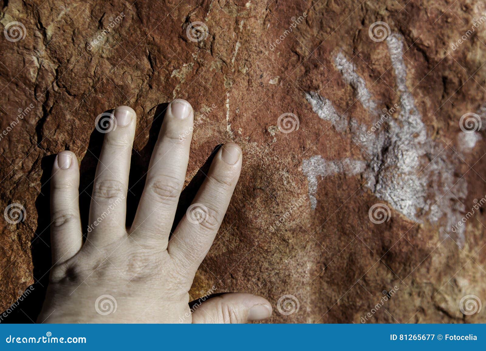 Sandstone Handprints Royalty-Free Stock Photo | CartoonDealer.com ...