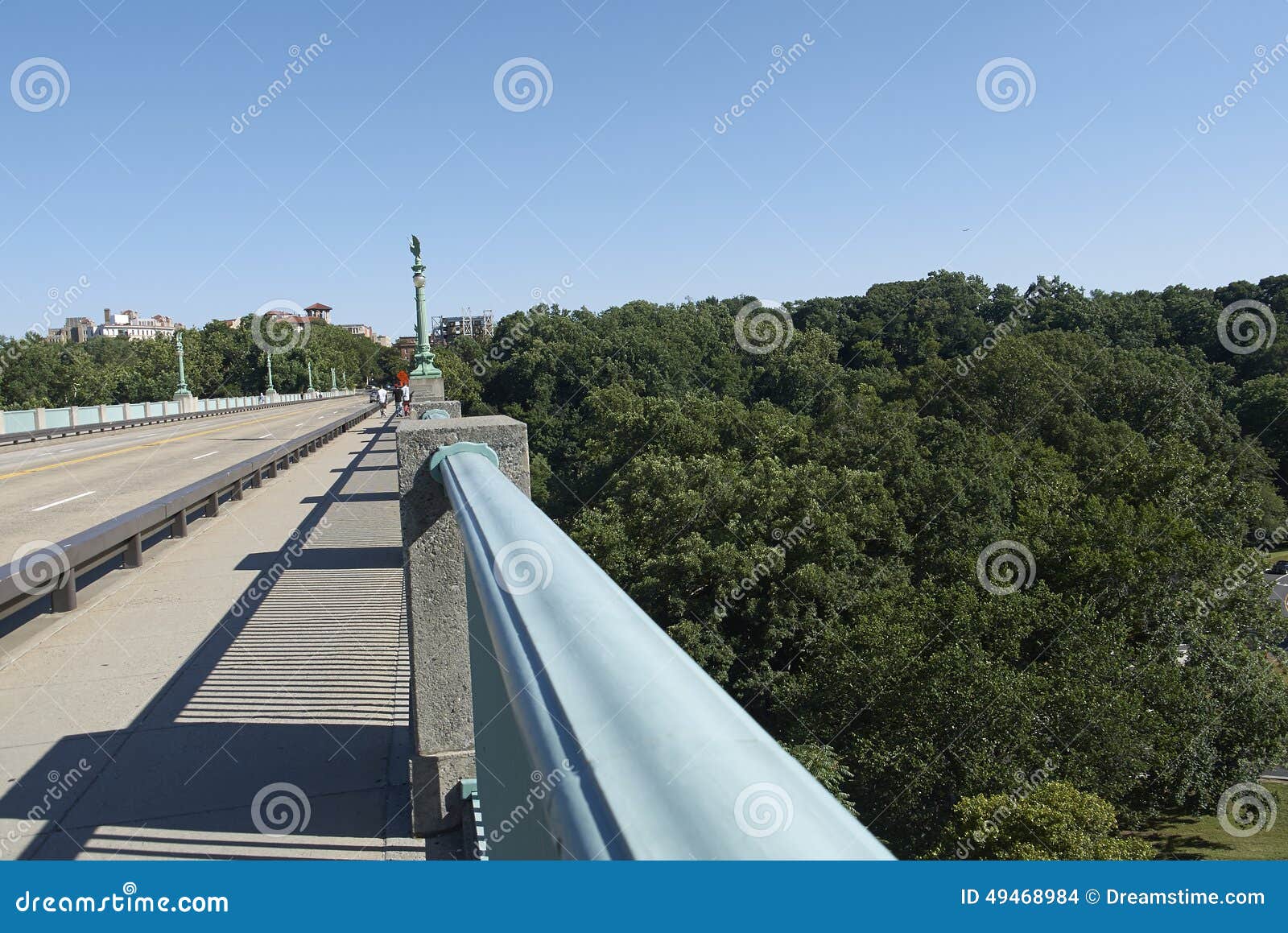 Handrail on bridge stock photo. Image of washington, handrail - 49468984