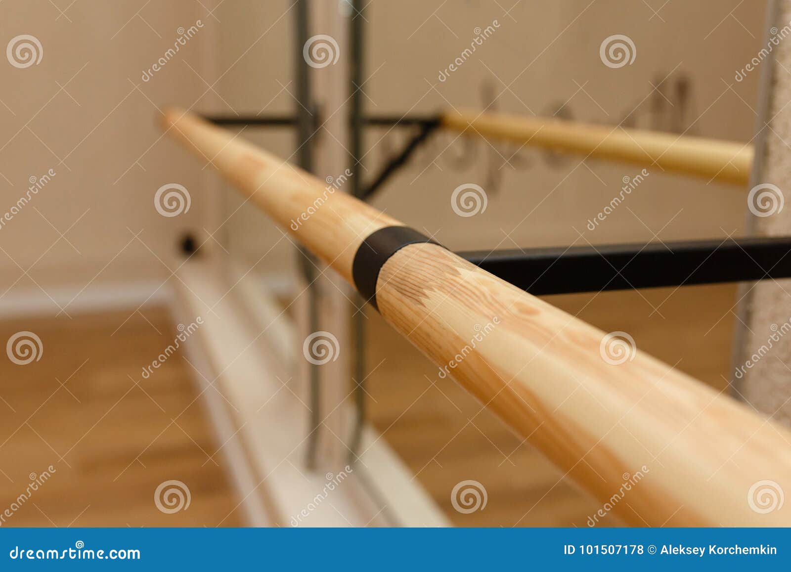 The Handrail in the Dance Studio Stock Photo - Image of exercising ...