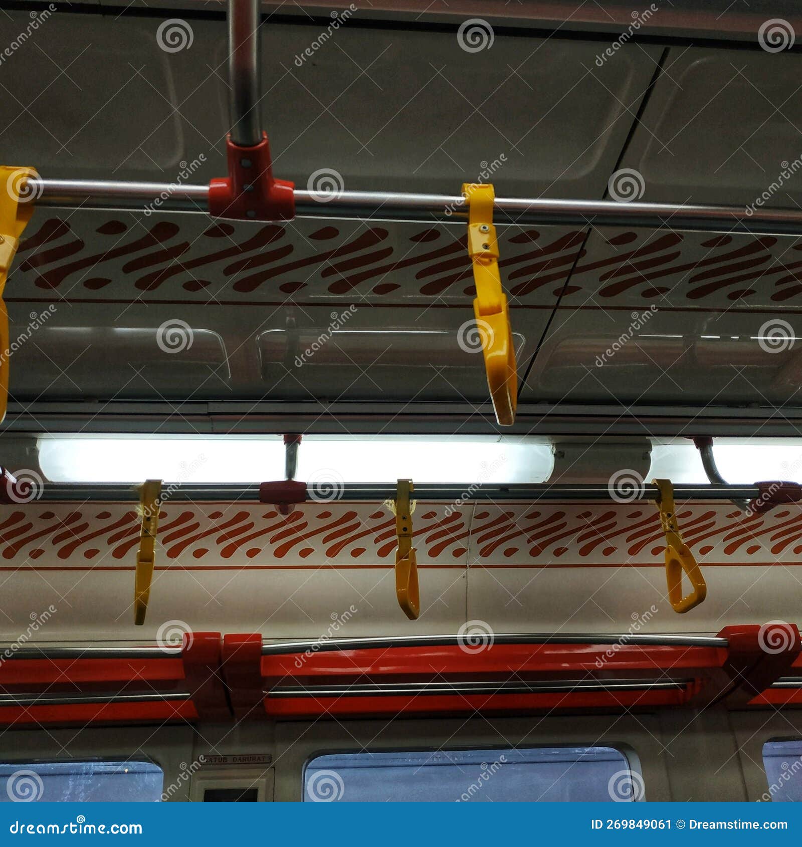 Handrail for the Passengers of the Solo Jogja Electric Train Stock ...