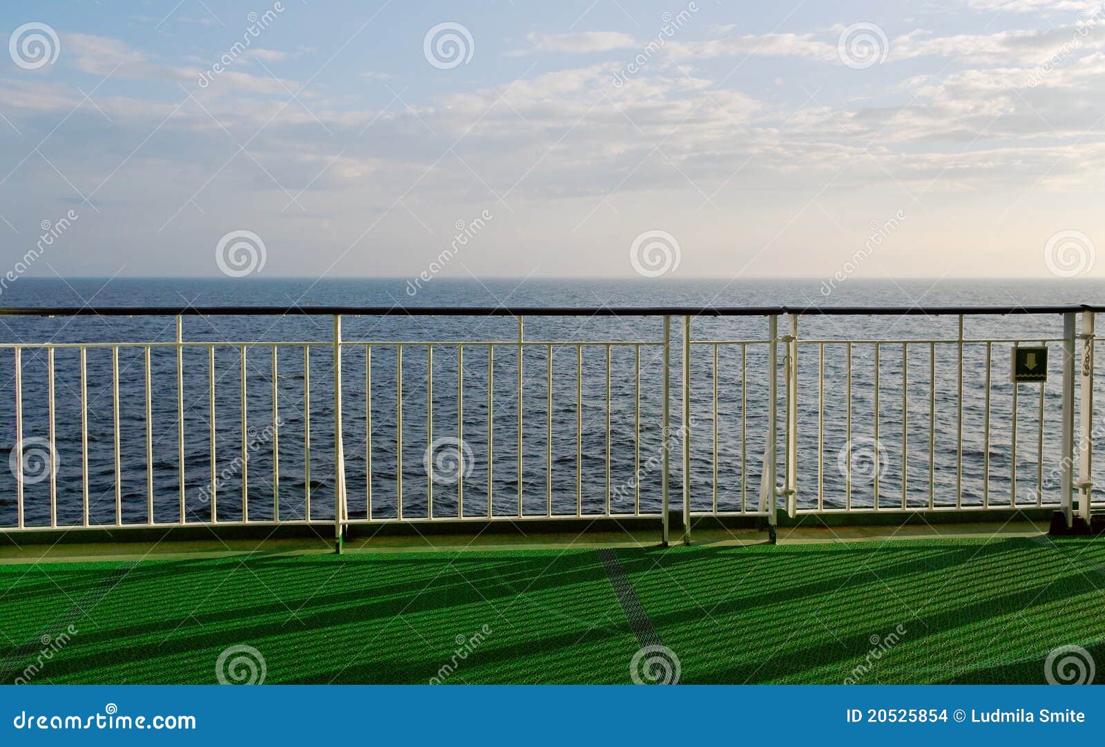 Handrail on the ship. stock photo. Image of leisure, equipment - 20525854