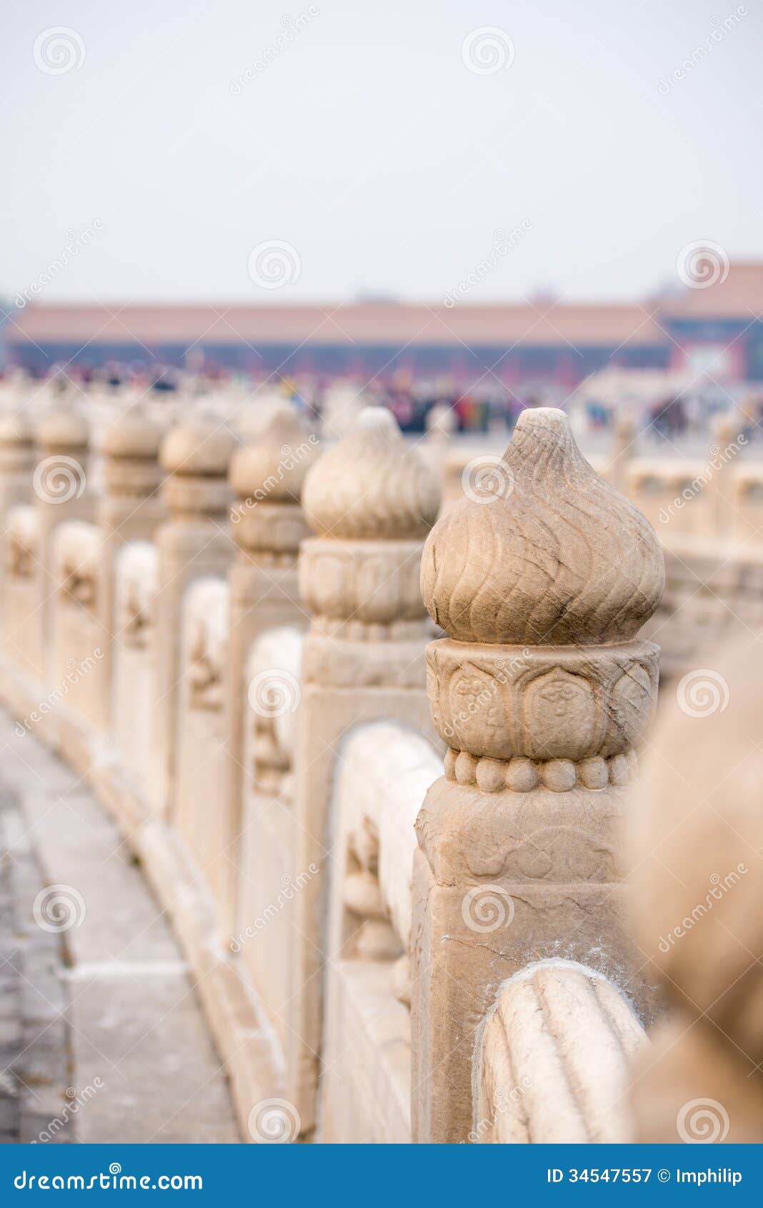 Handrail of a stone bridge stock image. Image of mark - 34547557