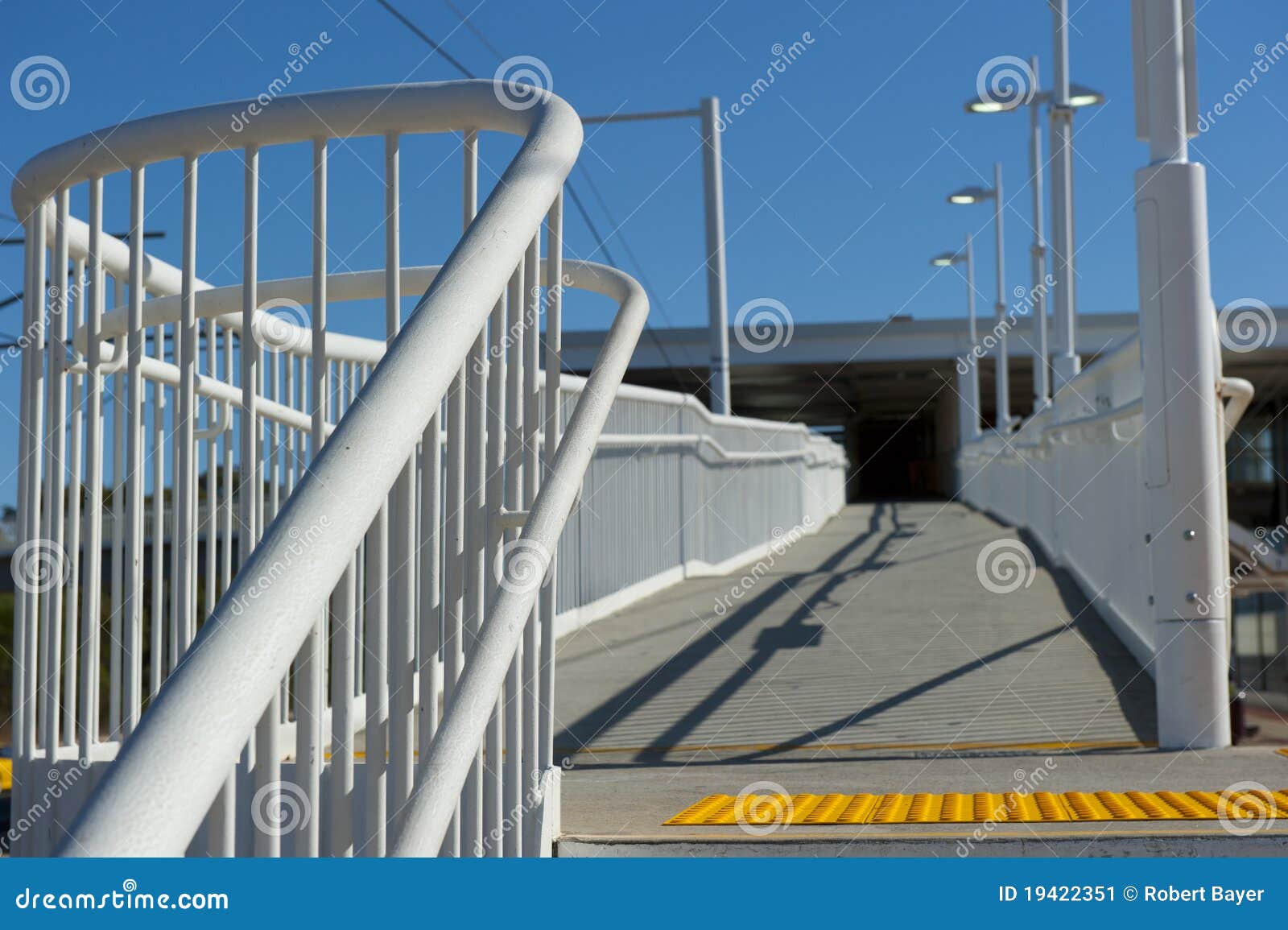 Handrail Trainstation stock image. Image of metal, pole - 19422351