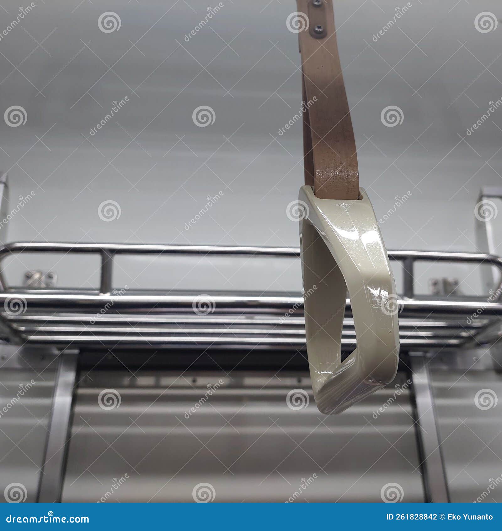 Handrails on Trains for Standing Passengers Stock Photo - Image of wing ...