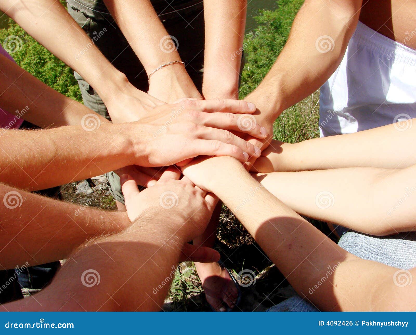 Hands stock photo. Image of ground, challenge, achievement - 4092426