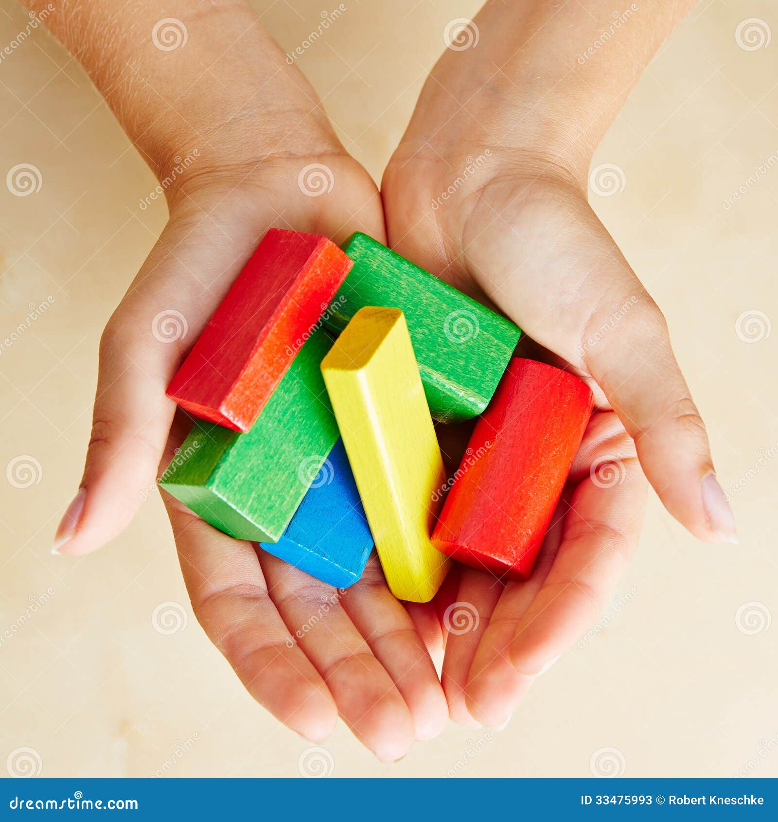 Hands from Above Holding Building Blocks Stock Image - Image of hand ...