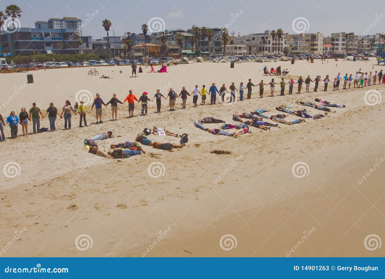 Hands Across the Sand Rally Editorial Stock Photo - Image of water ...