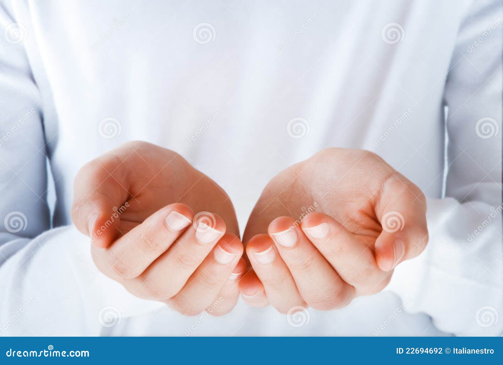 Hands in the Act of Presenting Something Stock Photo - Image of ...