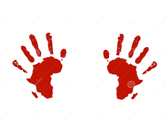 Hands of Africa Help Social Stock Vector - Illustration of blood, mind ...