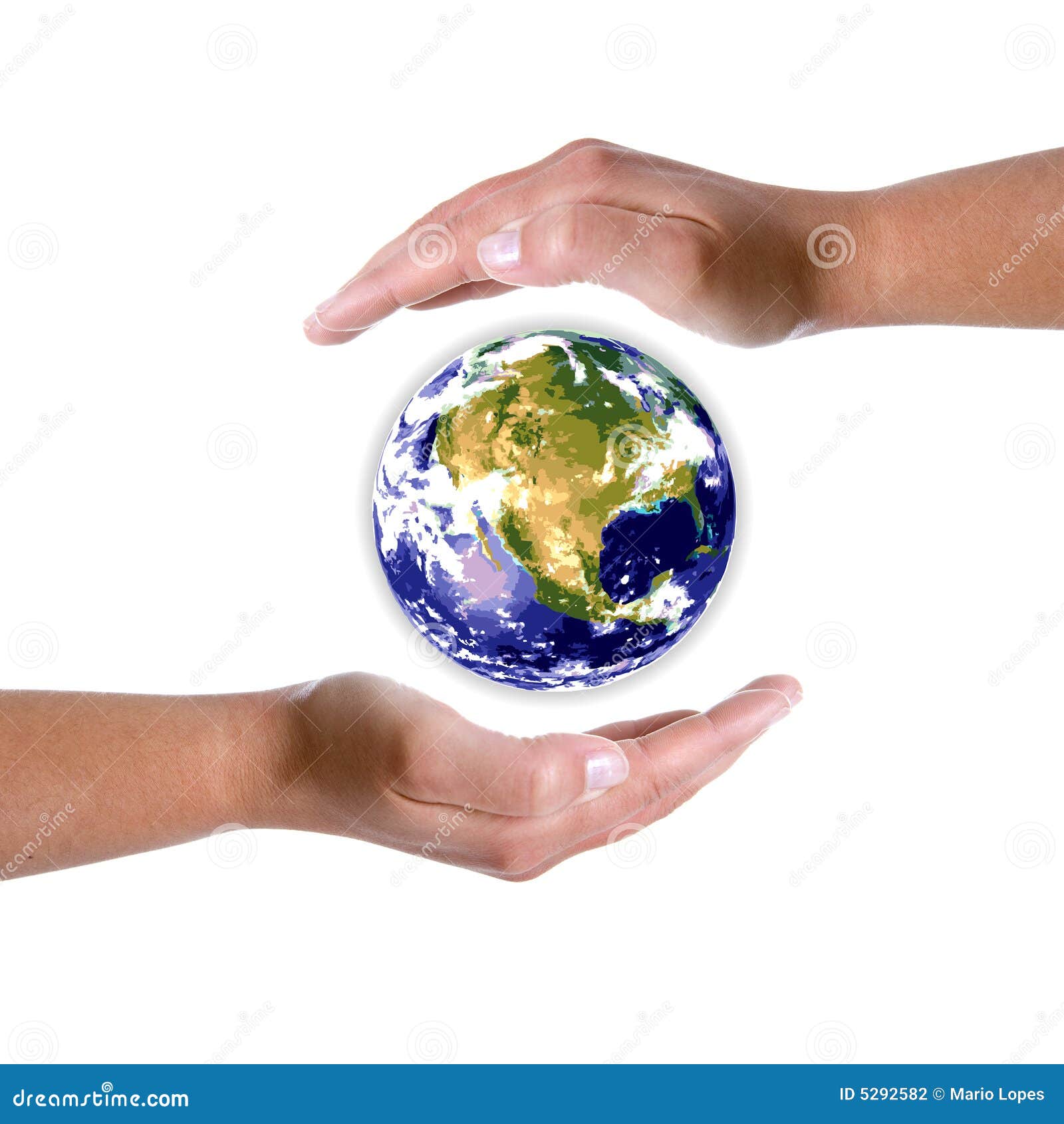 Hands Around Earth Globe - Nature and Environment Stock Photo - Image ...