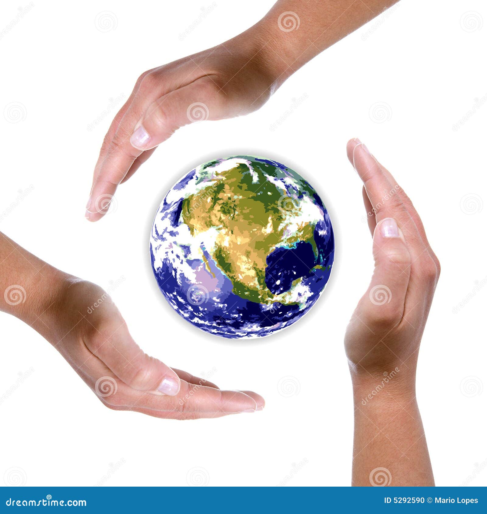 Hands Around Earth Globe - Nature and Environment Stock Photo - Image ...