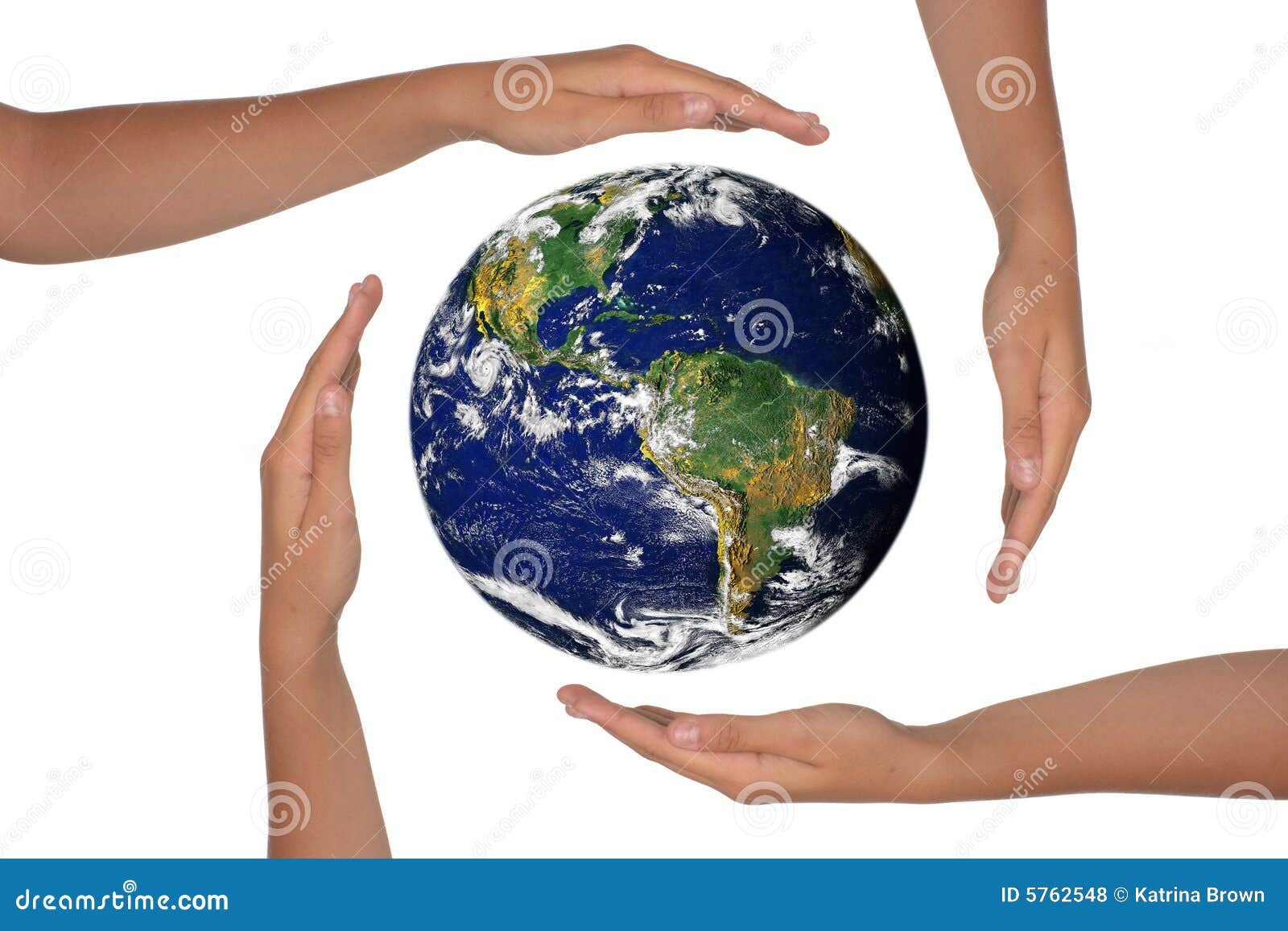 Hands Around a Satelite View of the Earth Stock Photo - Image of nature ...