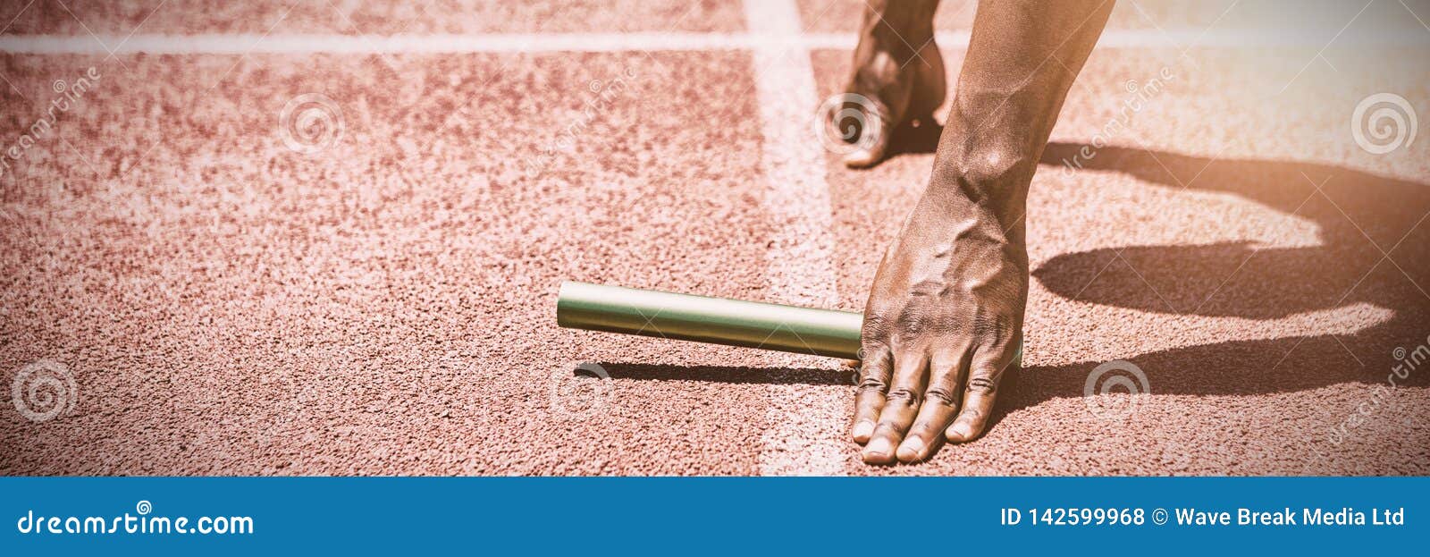 Hands of Athlete Holding Baton Stock Photo - Image of runner, person ...