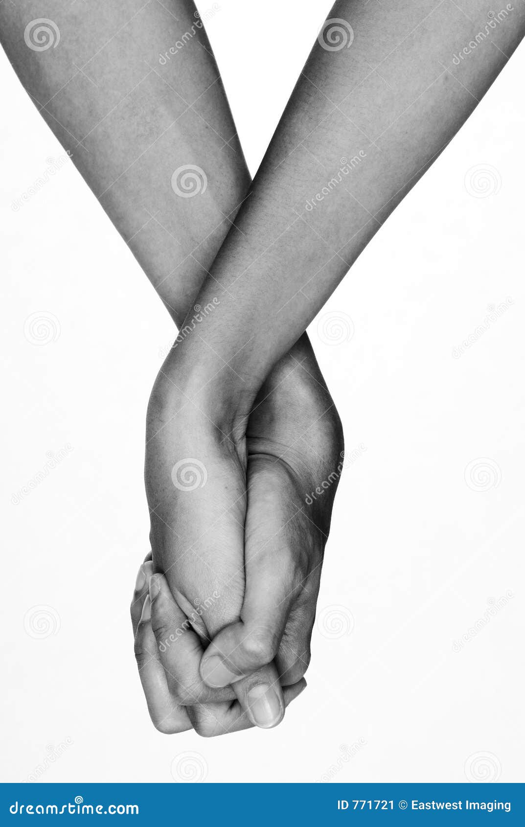 Hands in B&W stock image. Image of love, teens, hold - 771721