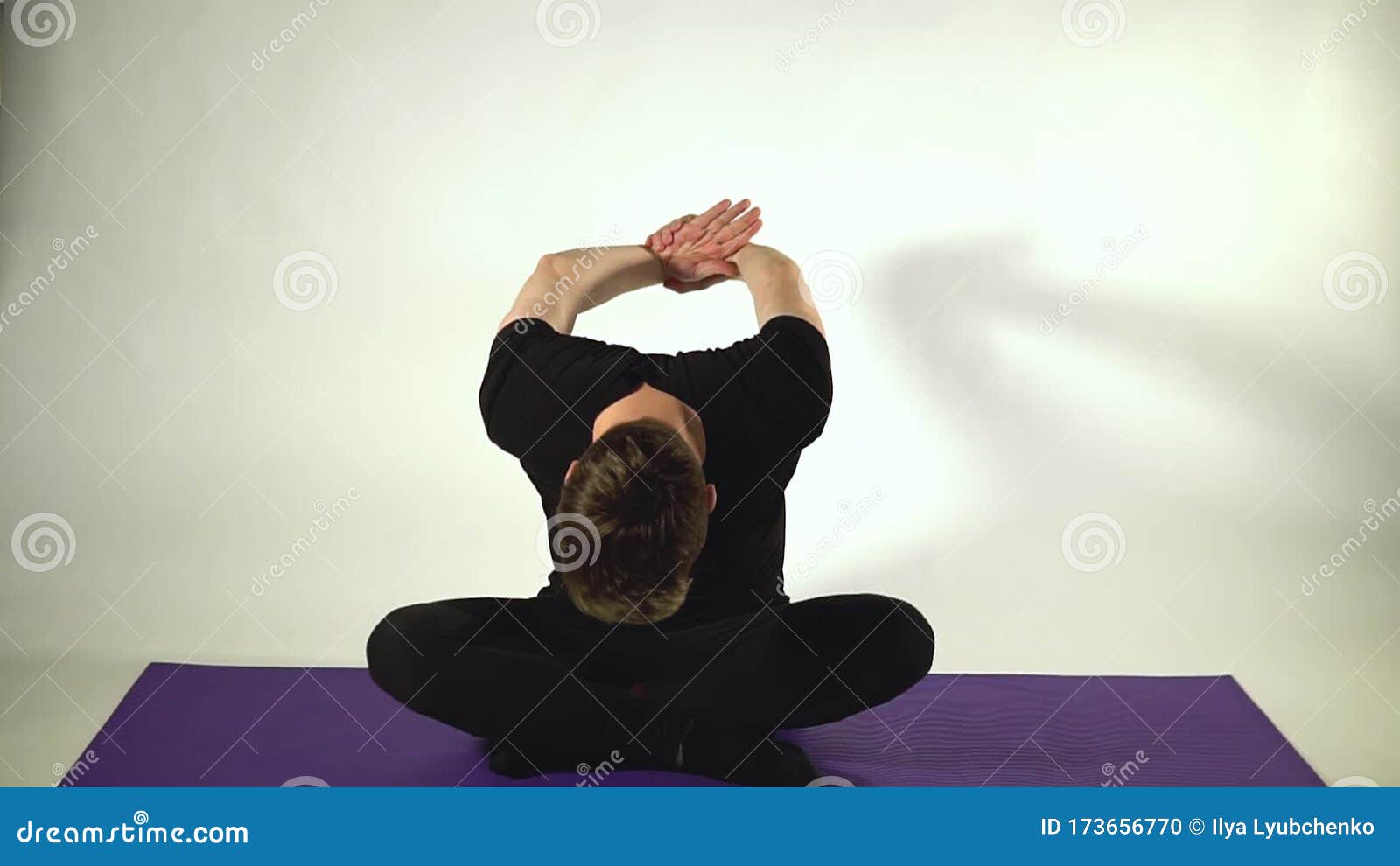 Hands Behind Your Back, Exercise in Stretching Hands and Pectoral ...
