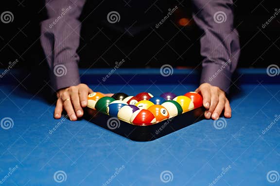 Hands on billiard balls stock image. Image of hand, person - 25059501