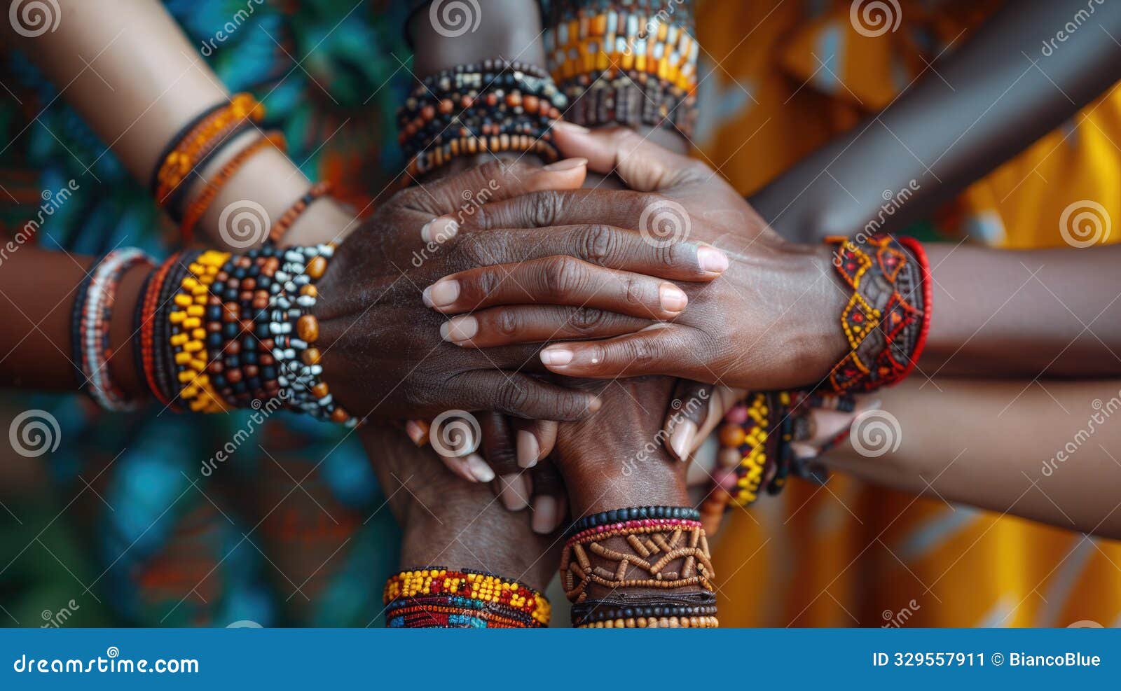 Hands of Black Skin Tone Group in a Powerful Display of Unity Diversity ...