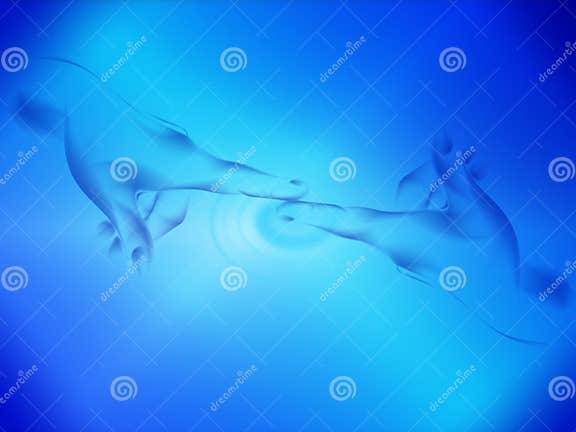 Hands blue touch stock illustration. Illustration of futuristic - 7834545