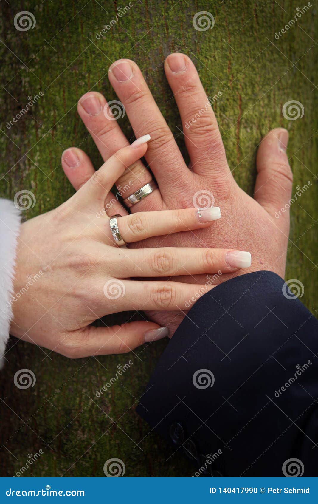 Hands of the Bride and Groom Stock Photo - Image of coat, love: 140417990