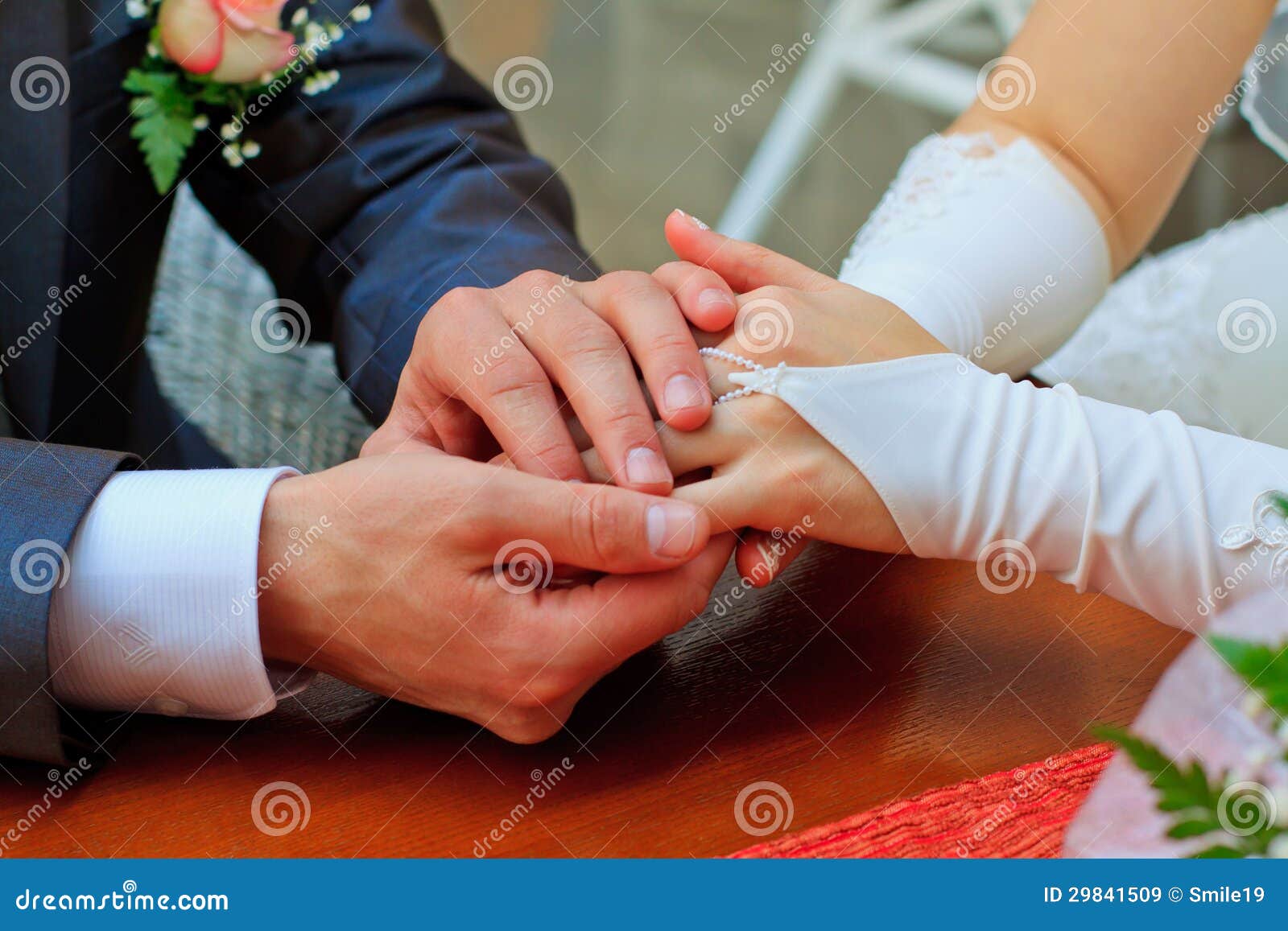 Hands of the Bride and Groom Stock Image - Image of honeymoon ...