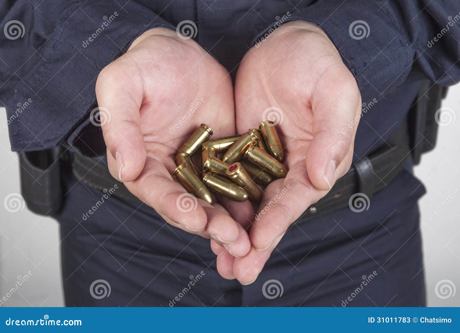 Hands with bullets stock image. Image of metal, combat - 31011783