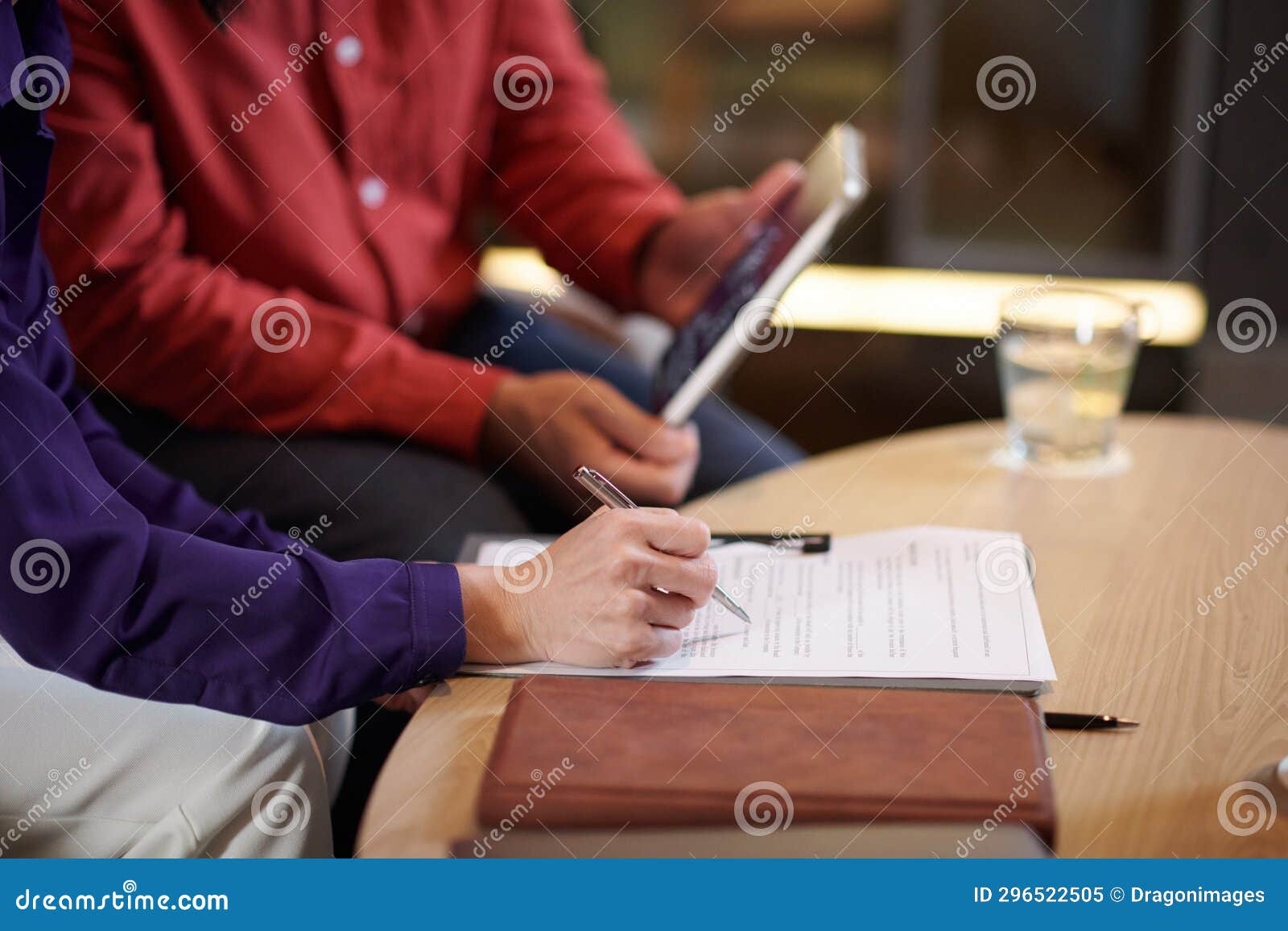 Business Partners Reading Contract Stock Image - Image of partner ...