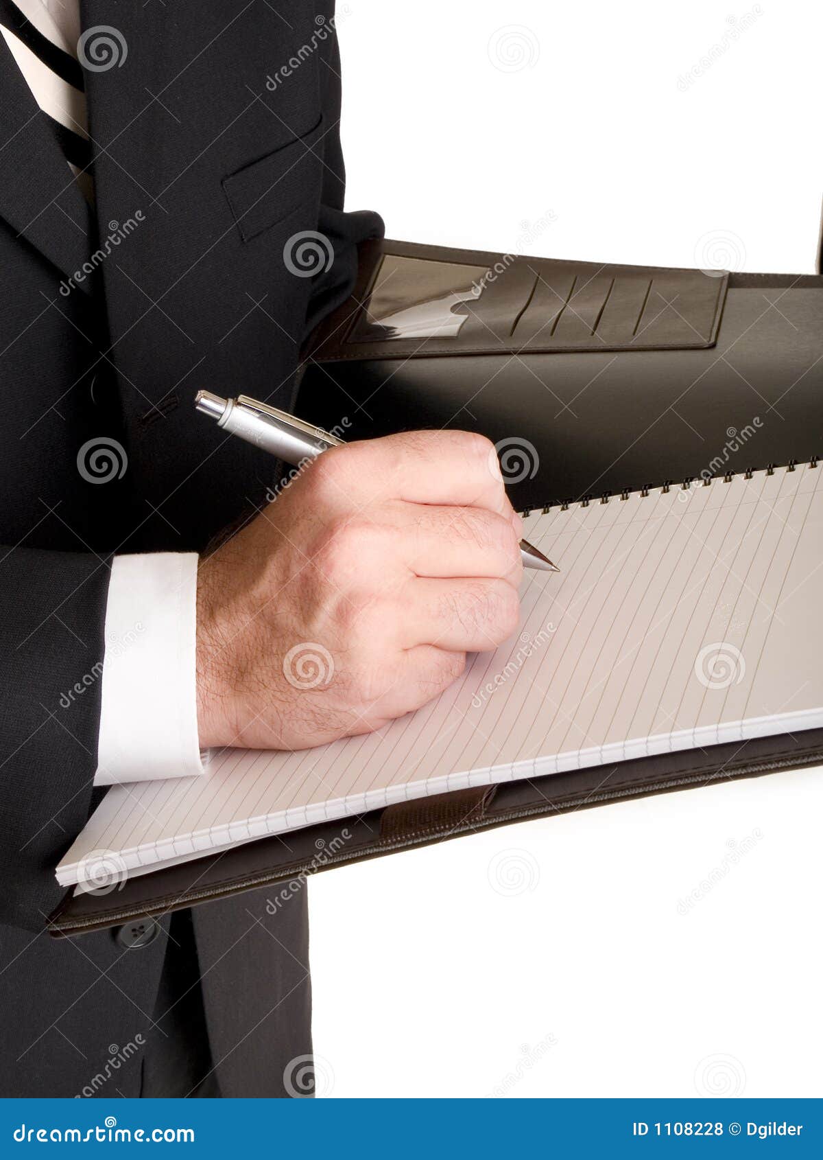 Hands - Businessman Taking Notes Stock Photo - Image of attire ...