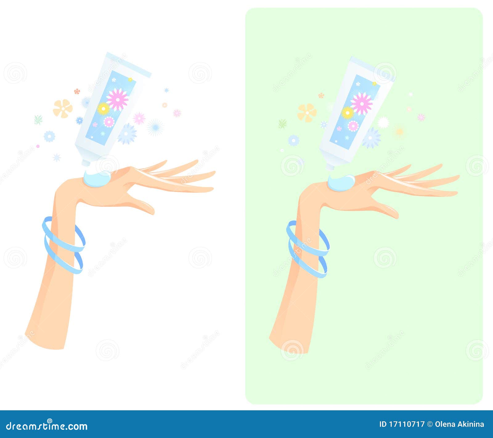 Hands care stock vector. Illustration of care, treatment - 17110717