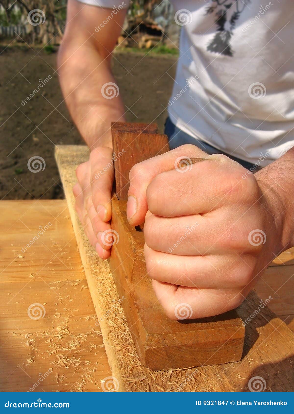 Hands of the carpenter stock image. Image of manual, knack - 9321847