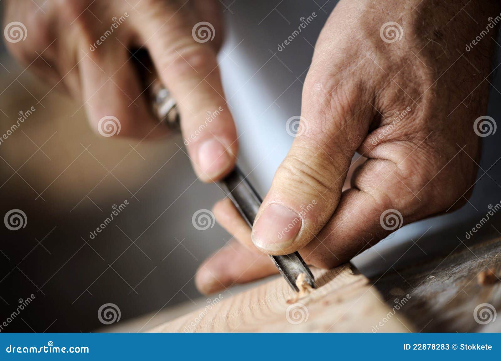 Hands of a Carpenter, Close Up Stock Image - Image of carpenter, relief ...