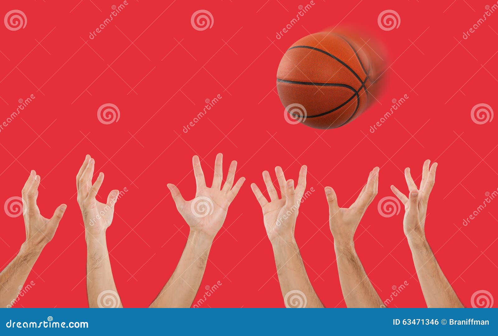 Hands Catching a Basketball Stock Photo - Image of sportsman, playing ...