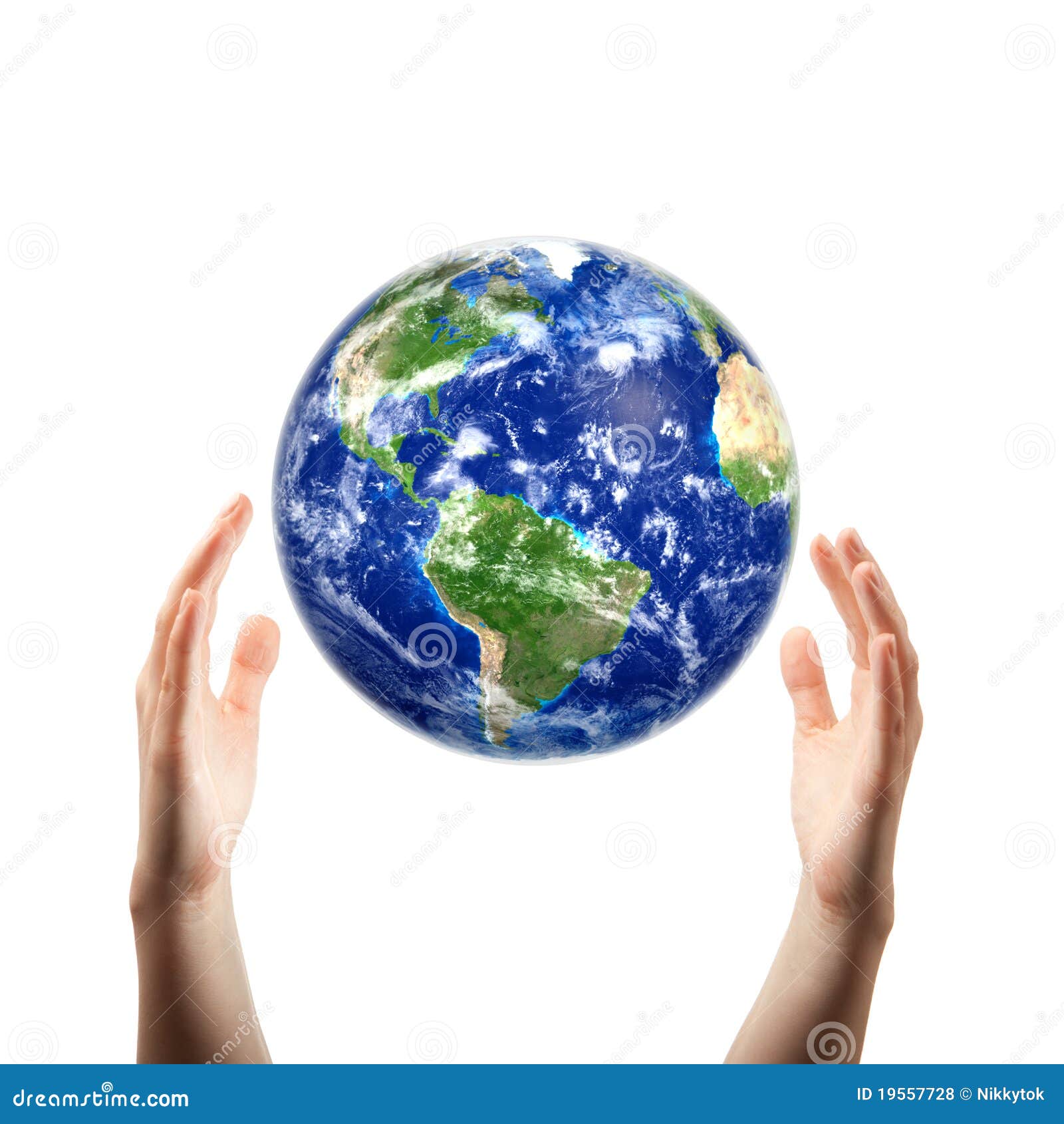 Hands catching earth stock photo. Image of future, conceptual - 19557728