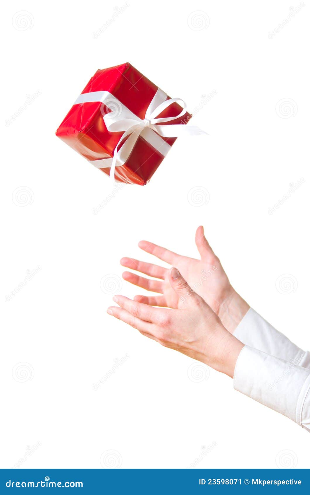 Hands catching gift stock image. Image of ceremony, catch - 23598071