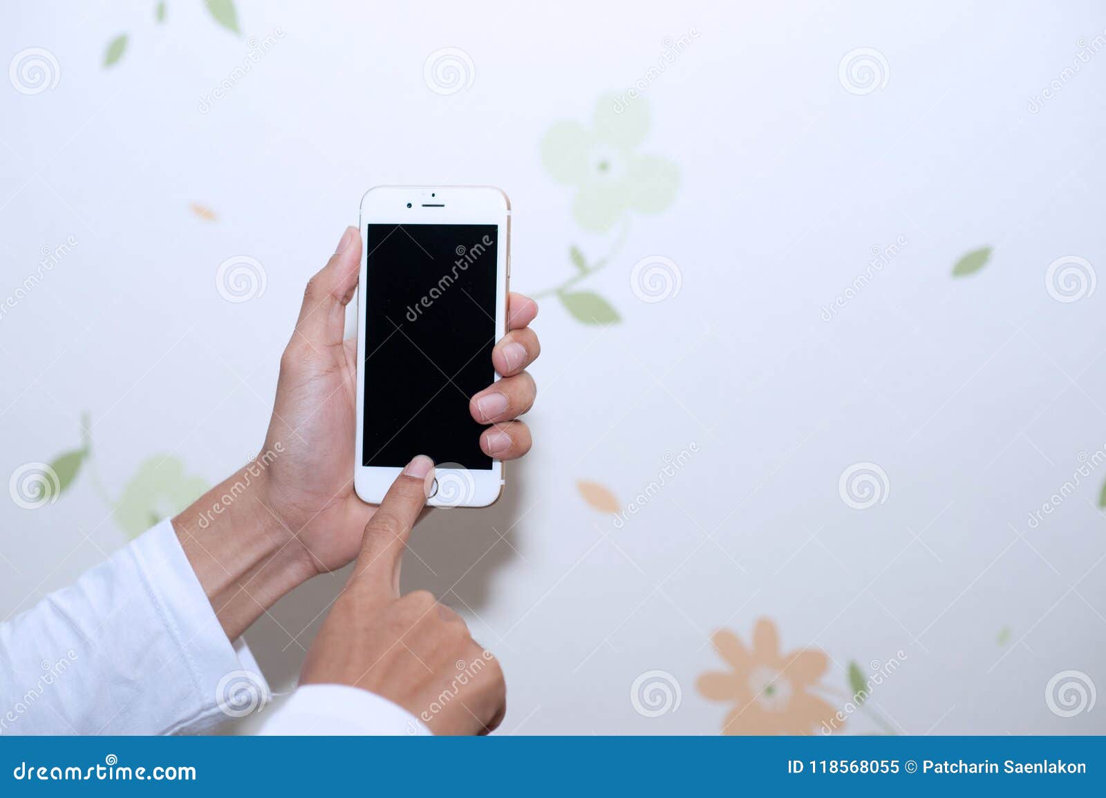 Hands and Cell Phones. Communication Device Stock Image - Image of ...
