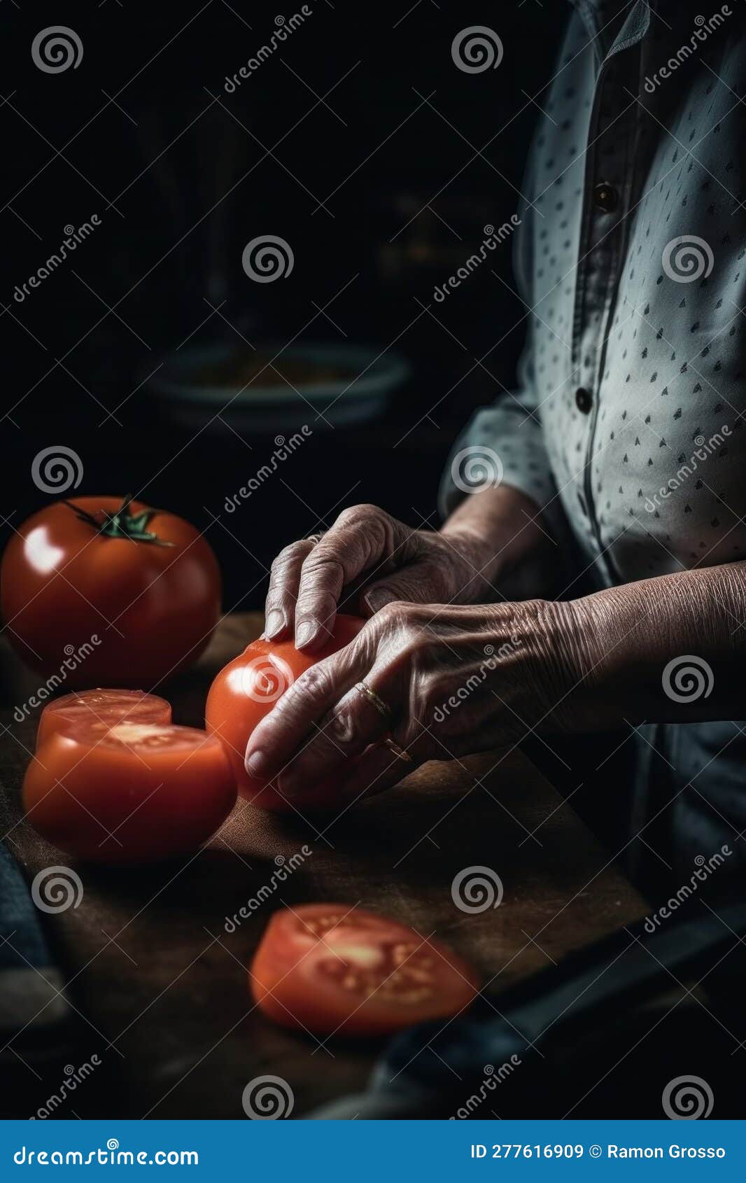 The Hands of a Chef Preparing Food Stock Illustration - Illustration of ...