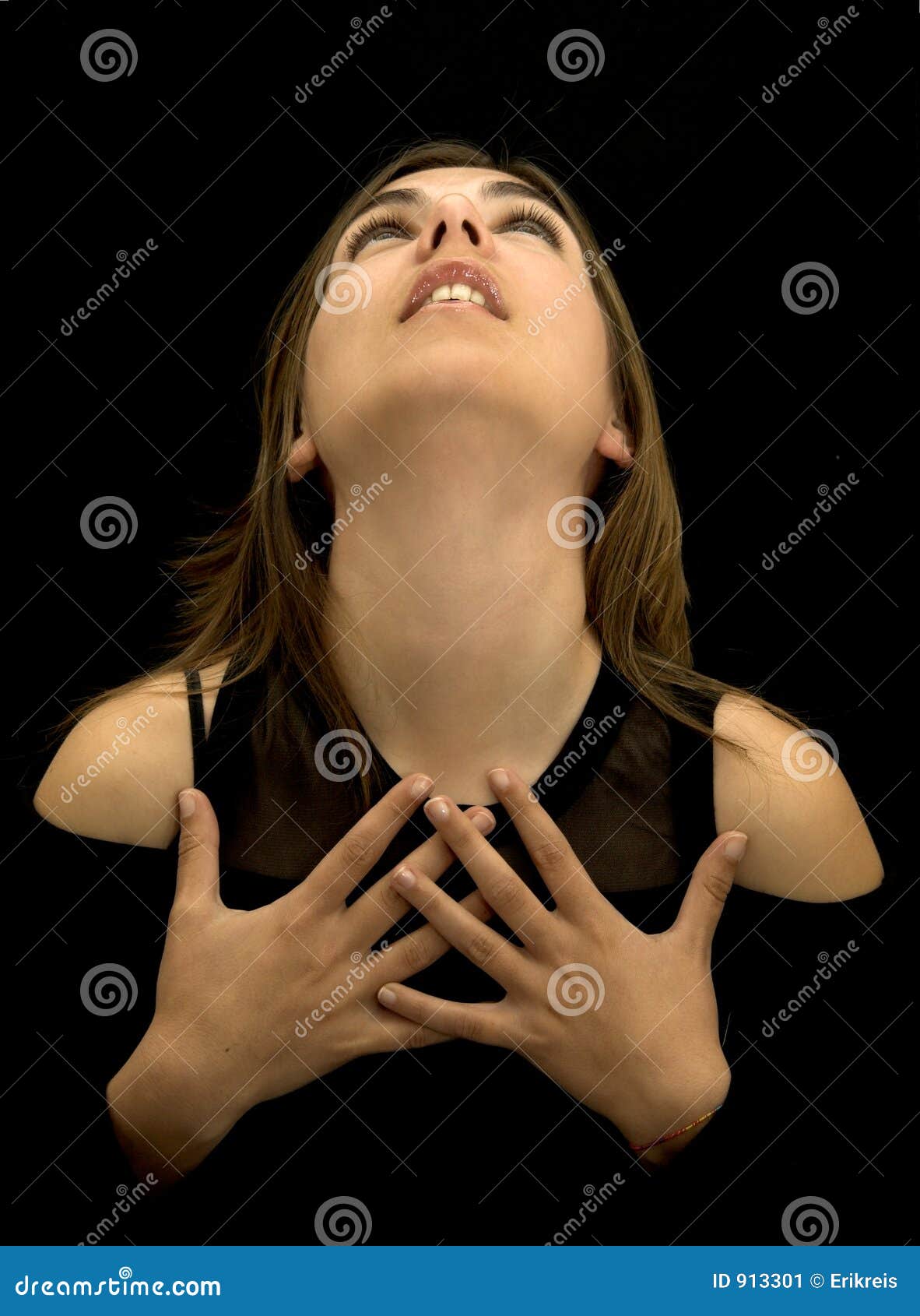 Hands on the chest stock image. Image of human, elegance - 913301