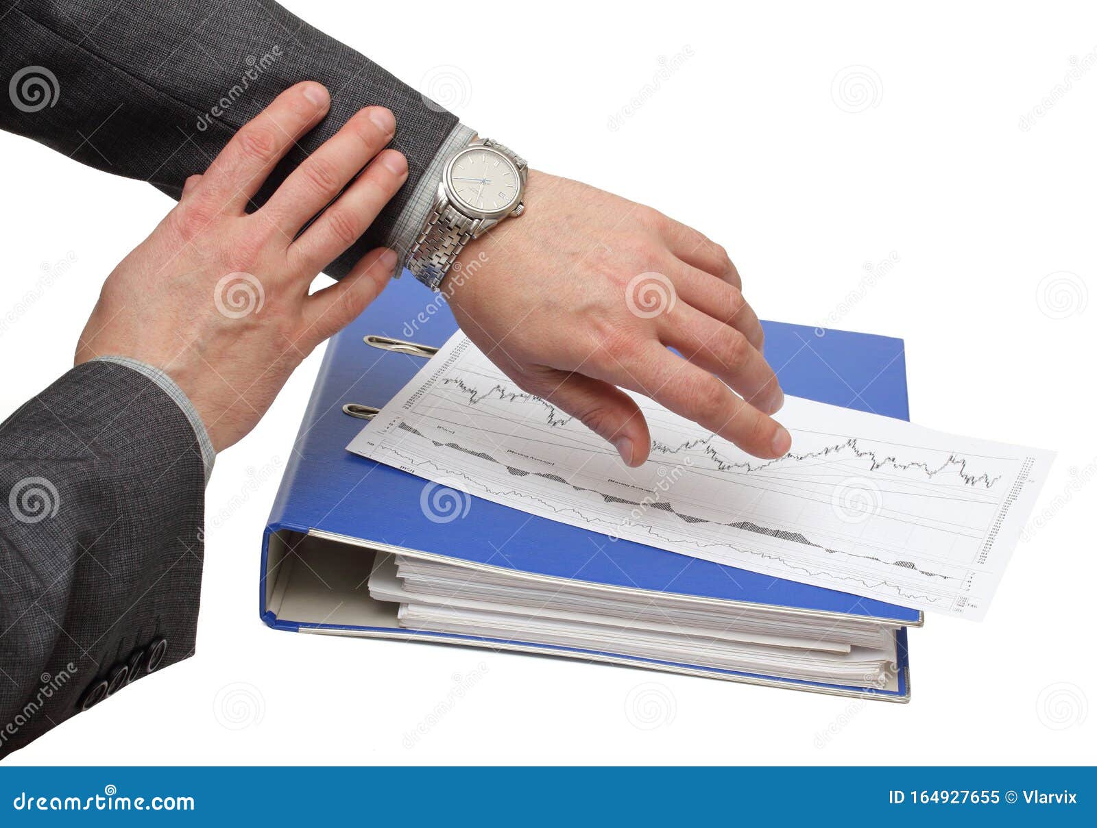 Hands of the Chief with a Clock Stock Image - Image of success, clock ...