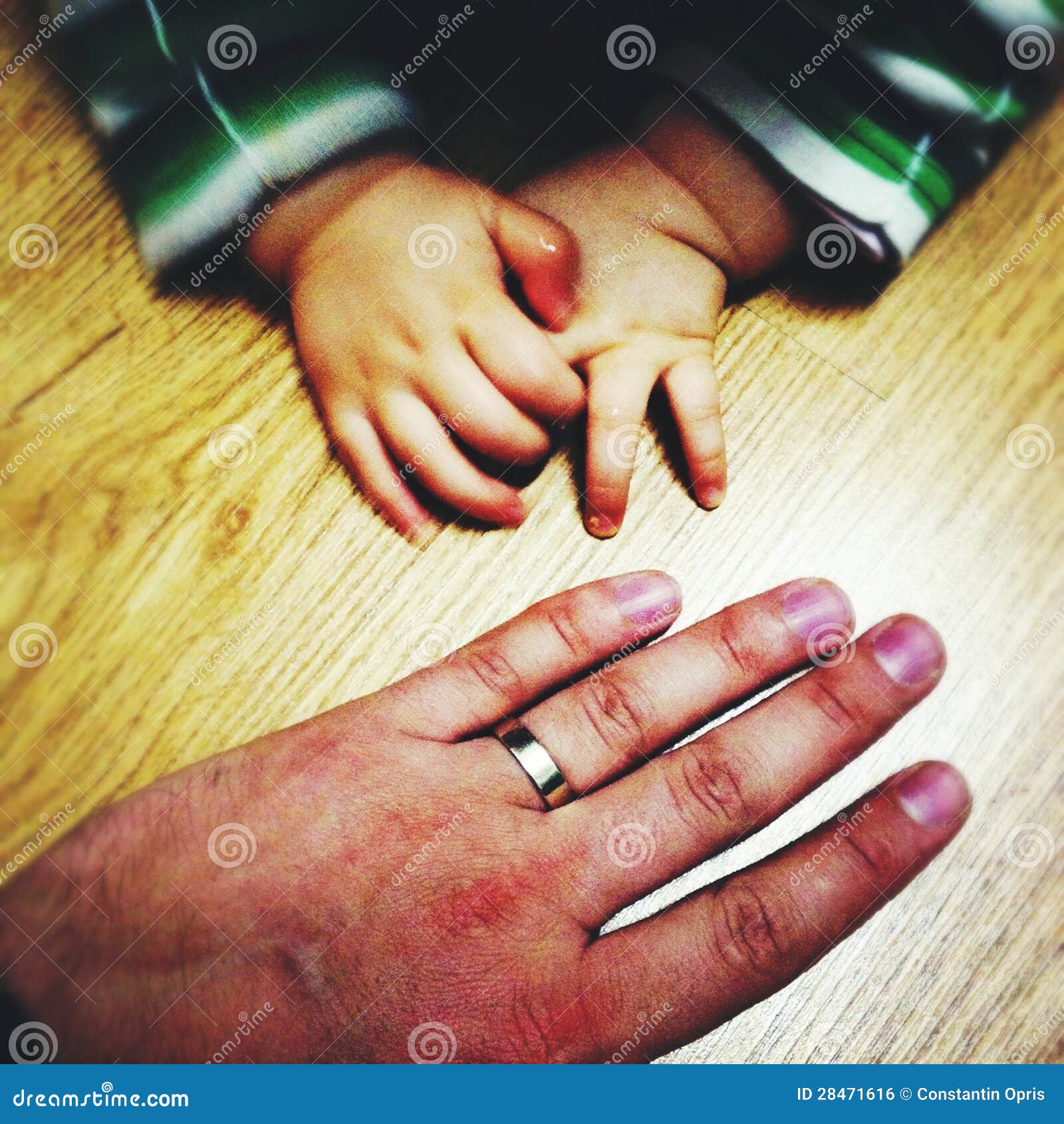 Hands of child and adult stock photo. Image of small - 28471616